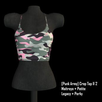 Second Life Marketplace - [Punk Army] Crop Top II 2